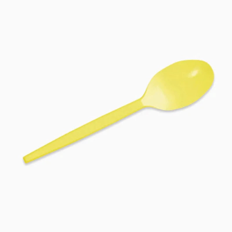Basic yellow teaspoon / 15 units. – La Fiesta de Olivia