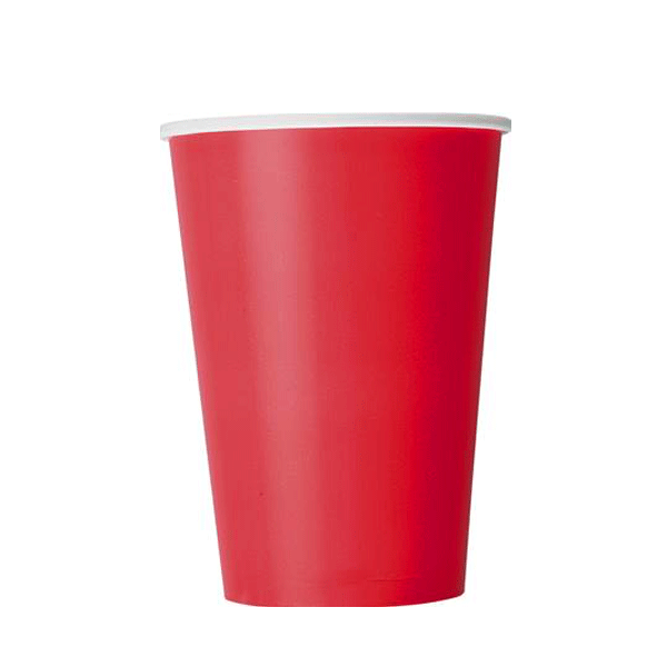 Red bio basic cup / 10 pcs. – La Fiesta de Olivia